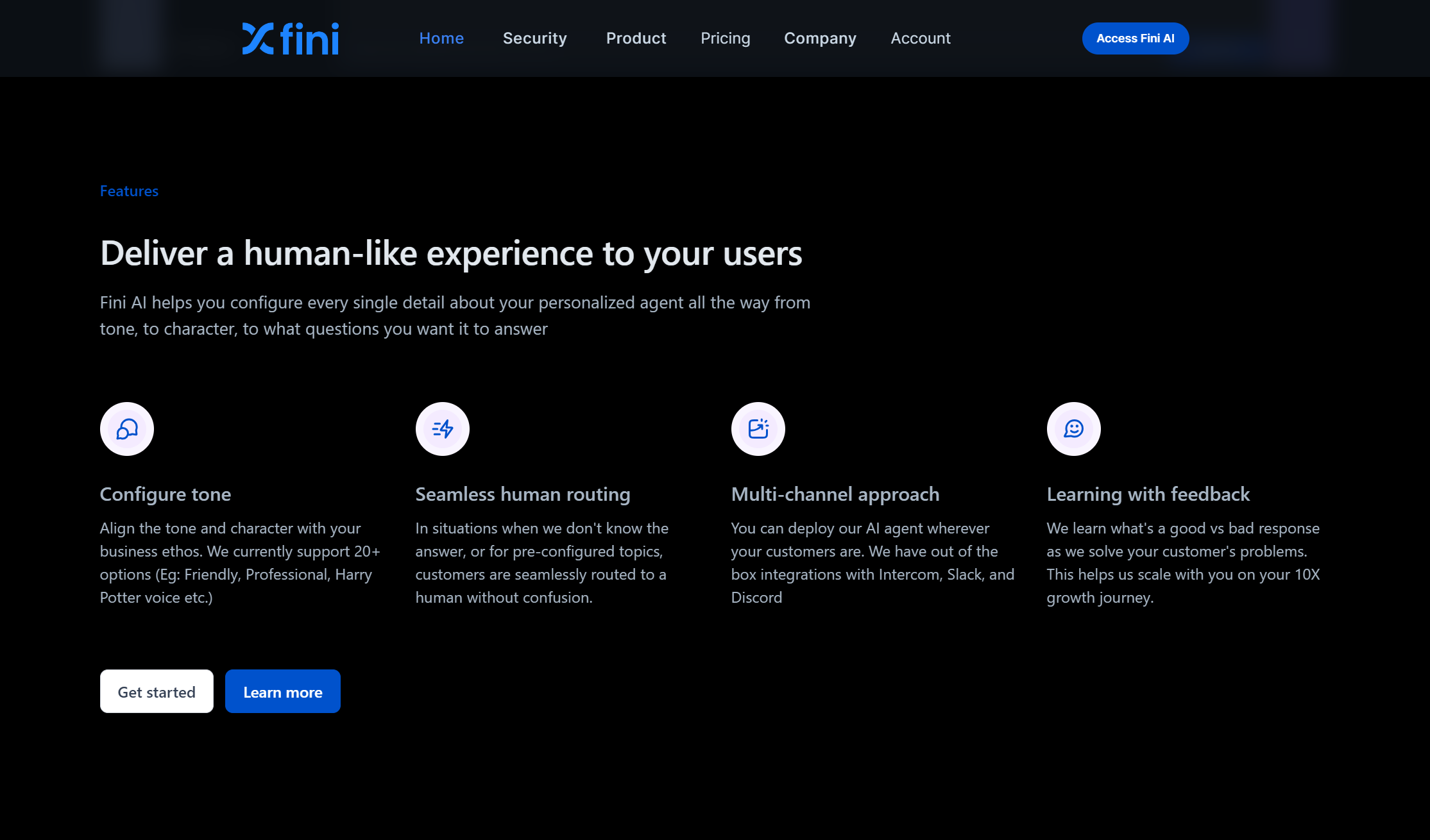 Create AI Chat Easily with Fini