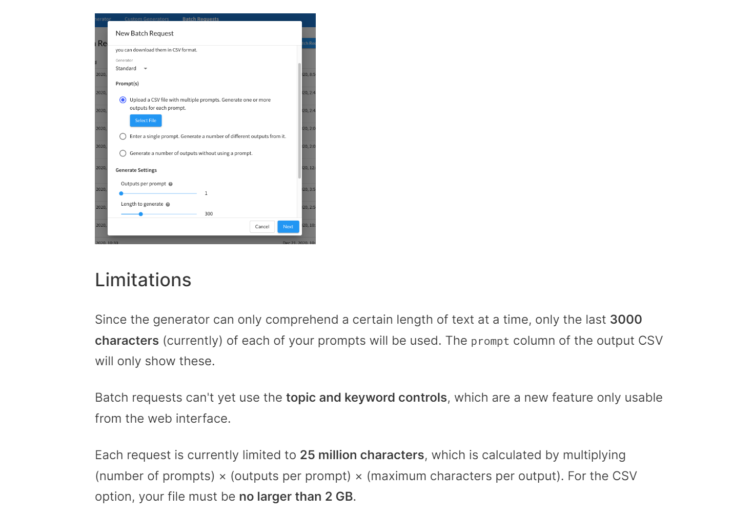 InferKit AI Text Generation